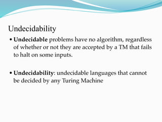 Formal Languages and Automata Theory unit 5 | PDF