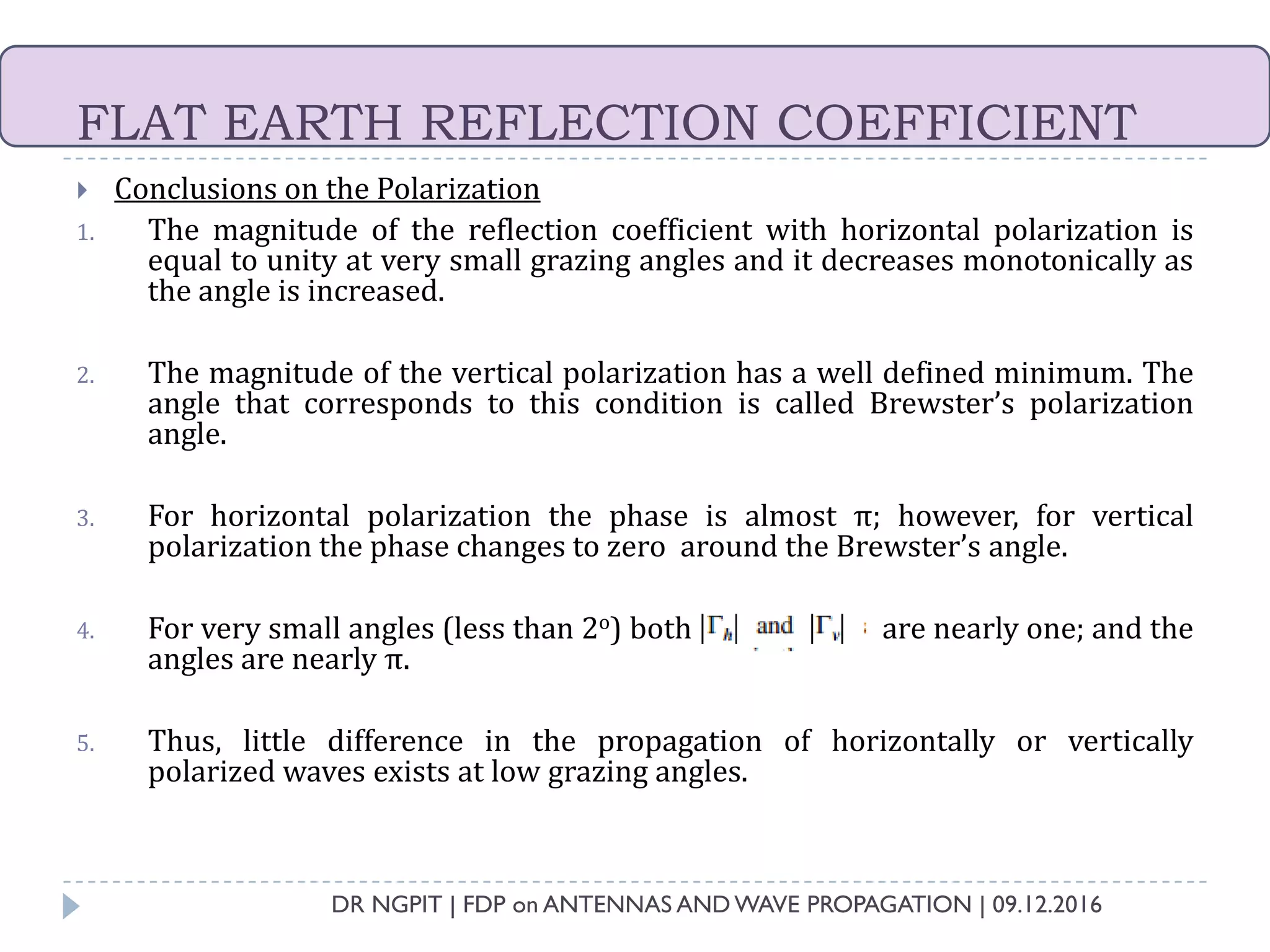 Flat and curved earth propagation | PDF