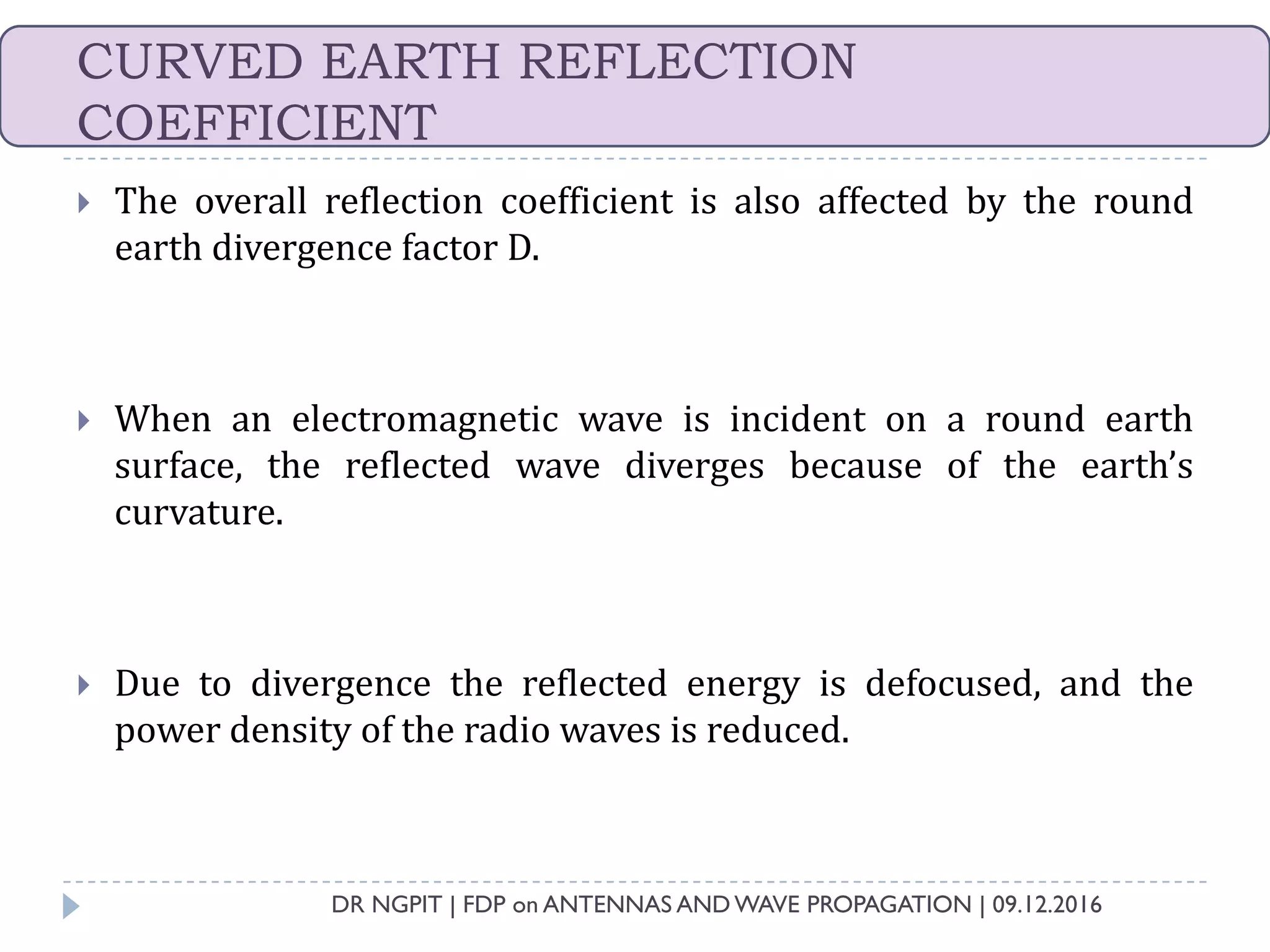Flat and curved earth propagation | PDF