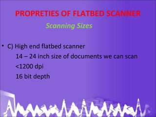Flatbed scanner | PPT