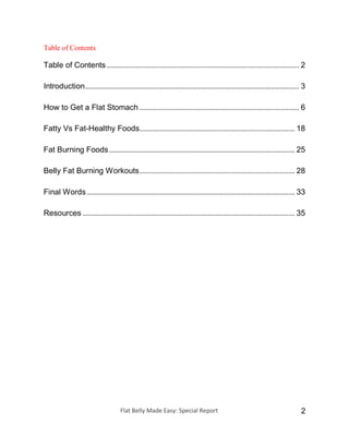 Flat belly made easy | PDF