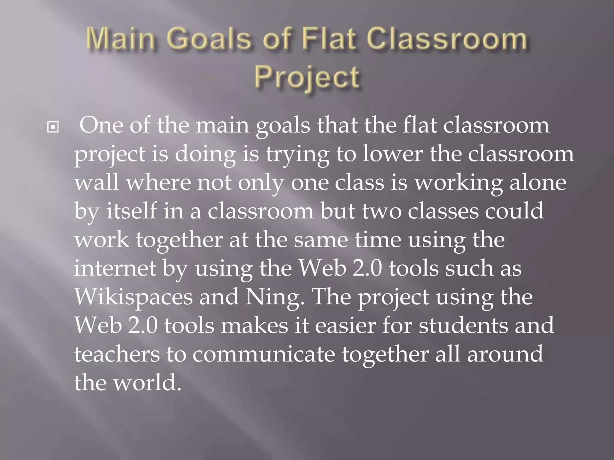 Flat Classroom Project | PPT