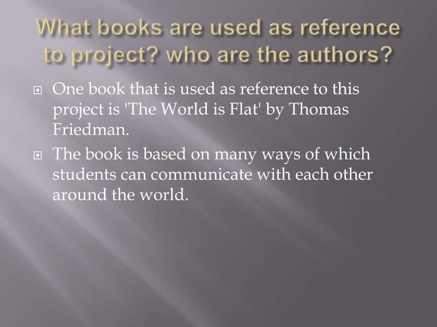 Flat Classroom Project | PPT