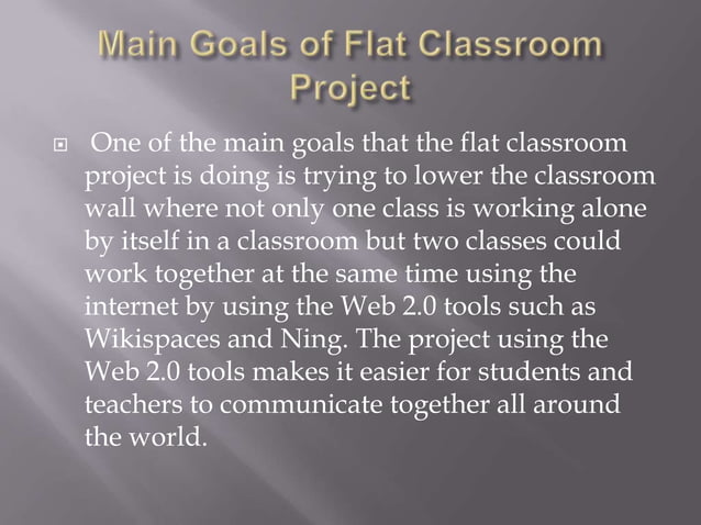 Flat Classroom Project | PPT