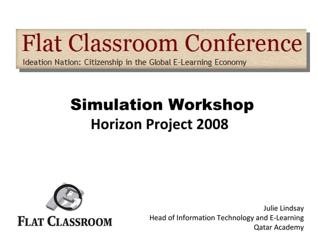 Flat Classroom Project Simulation | PPT