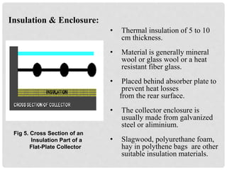 Flate plate collector | PPTX