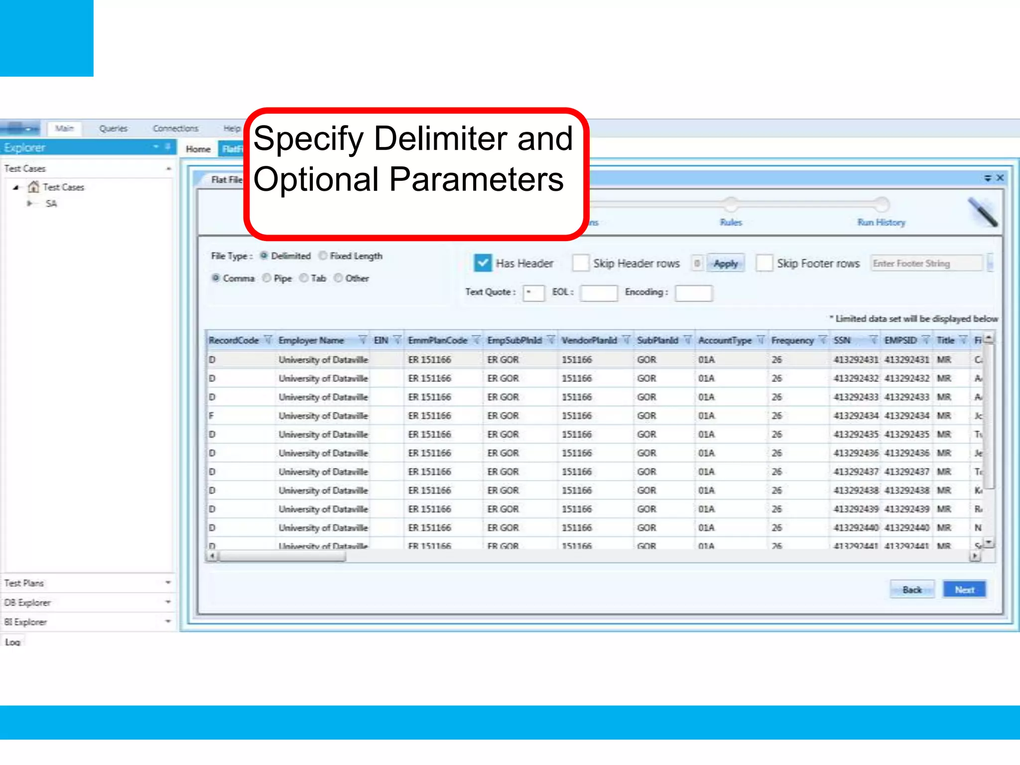 ETL Validator: Flat File to Table comparison | PPTX