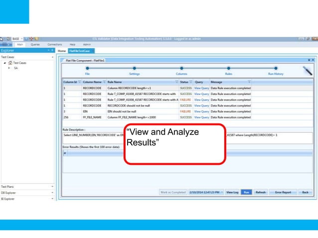 ETL Validator: Flat File Validation | PPTX