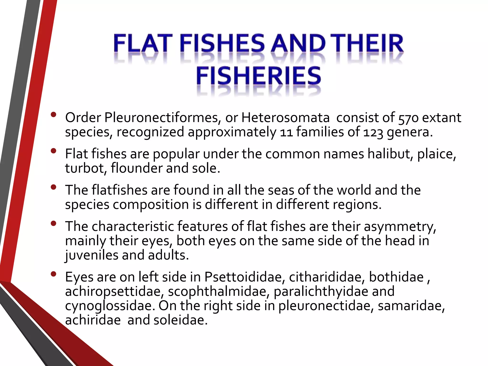 Flat fishes and their fisheries | PDF