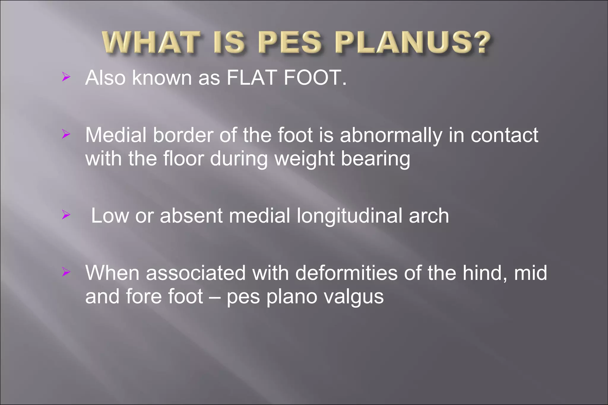 Pes Planus by Dr. Mohammad Azhar ud din Darokhan | PPT | Death, Injury ...