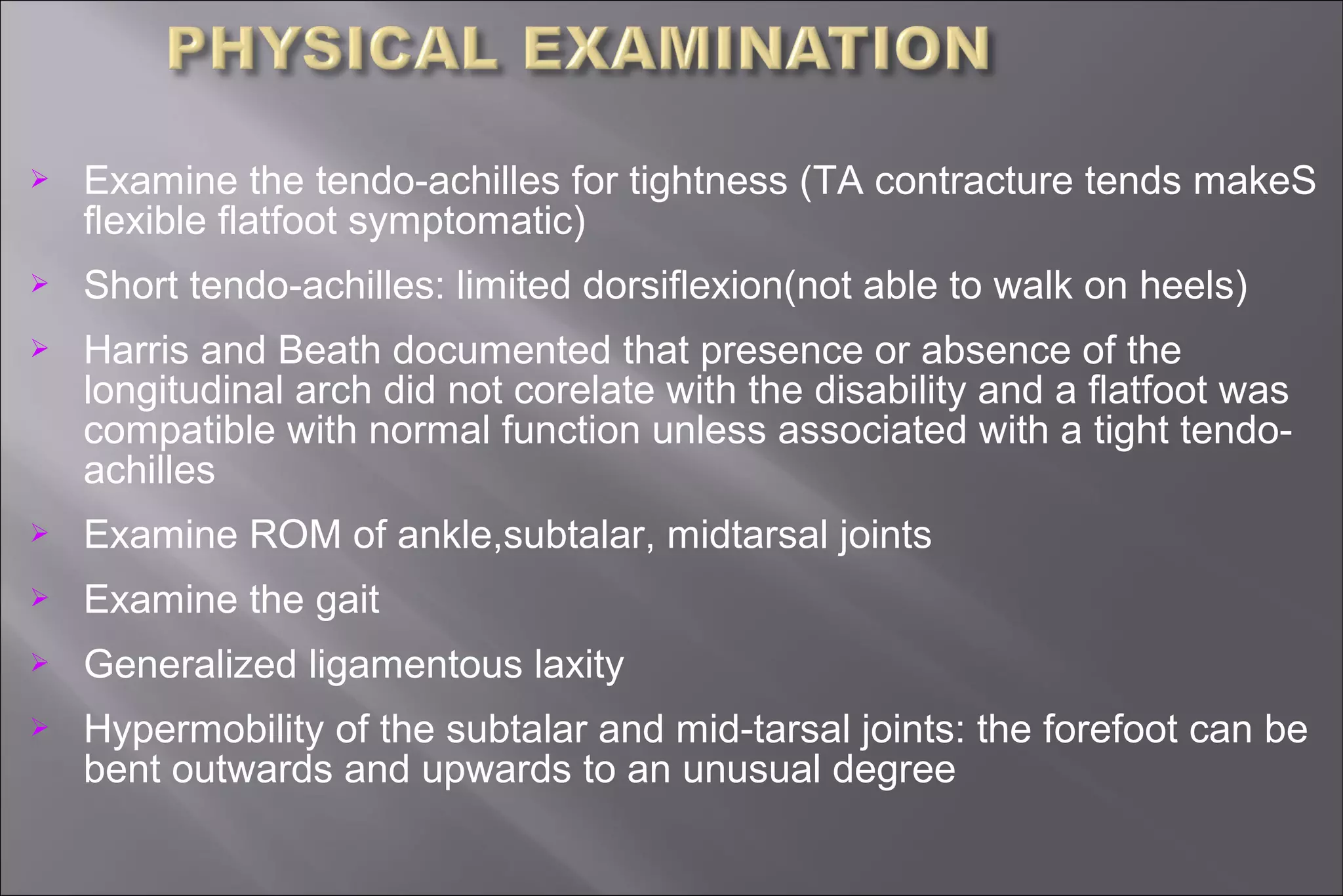 Pes Planus by Dr. Mohammad Azhar ud din Darokhan | PPT
