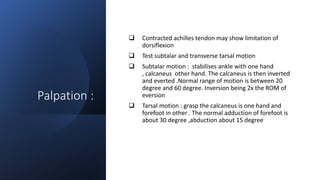 flat foot.ppt [pes planus ] #physio.# rehabilitation | PPTX
