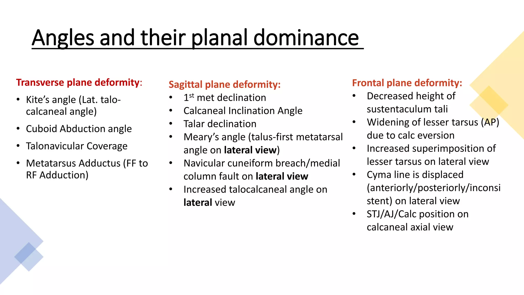 Flat foot work up | PPTX