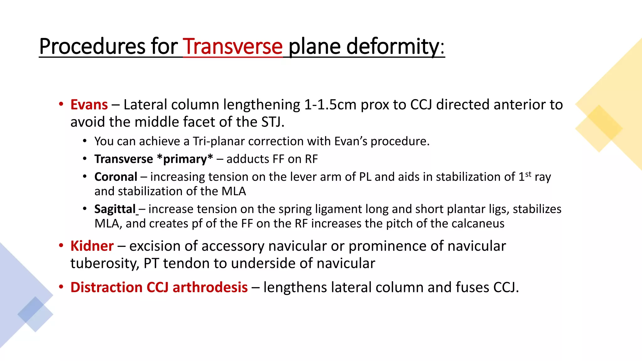 Flat foot work up | PPTX