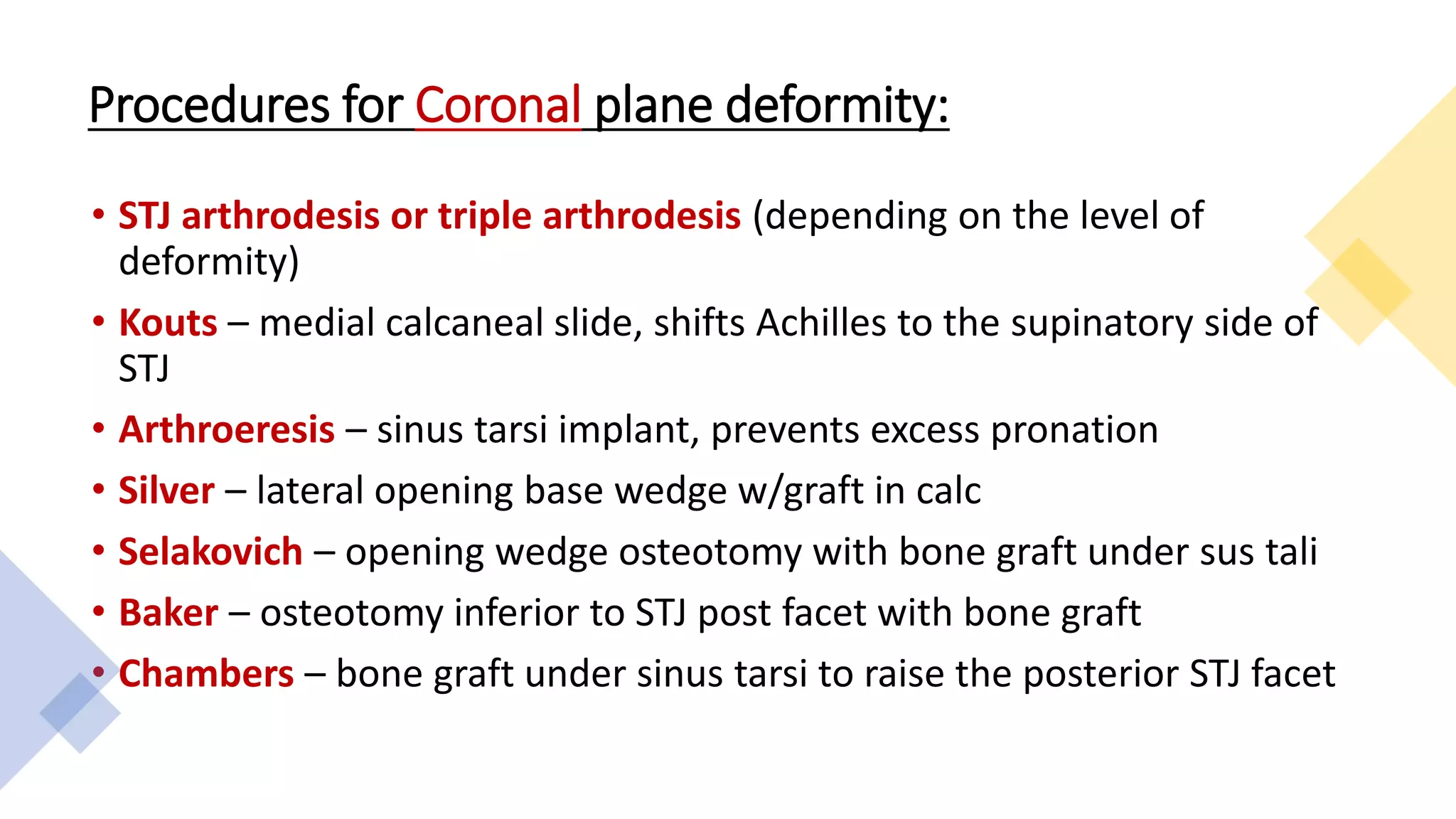 Flat foot work up | PPTX
