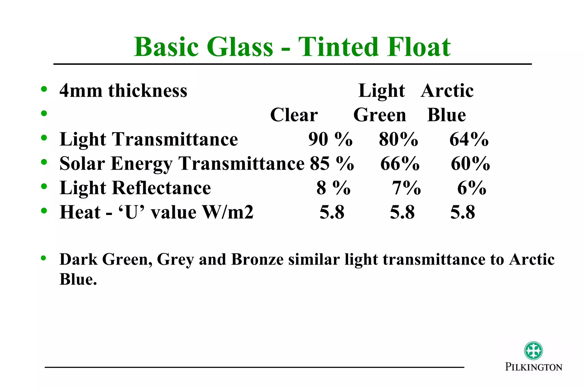Flat glass products & float manufacture2007 | PPT