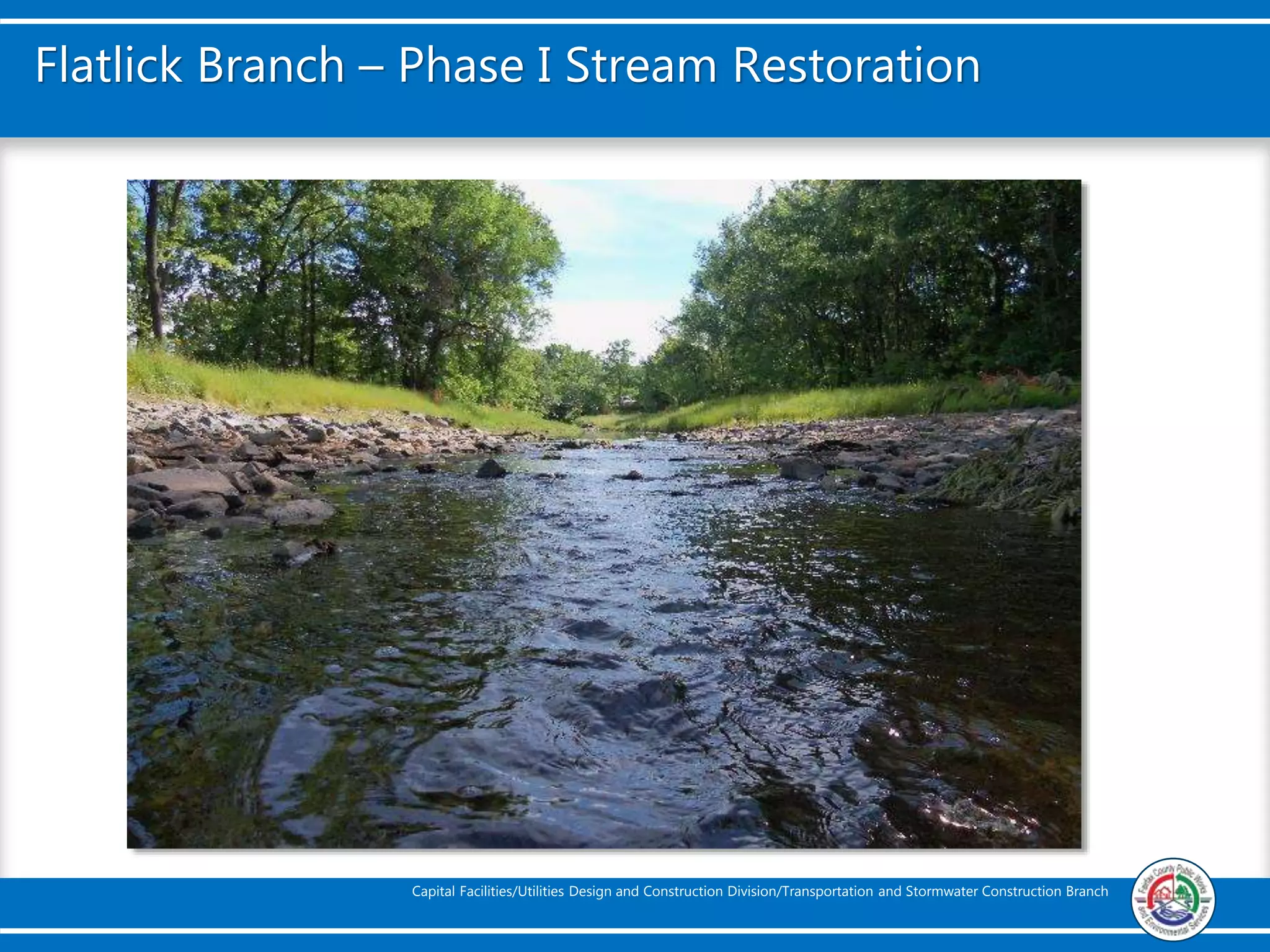 Flatlick Branch - Phase 1 Stream Restoration | PPTX