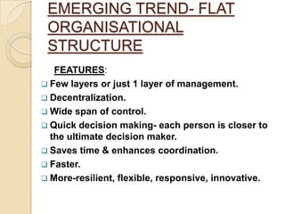 Flat organizational structure by apoorva saini (1) | PPTX