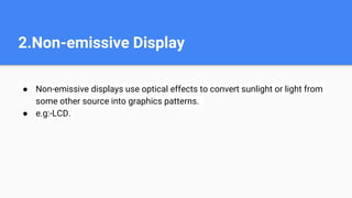 Flat panel display | PPTX