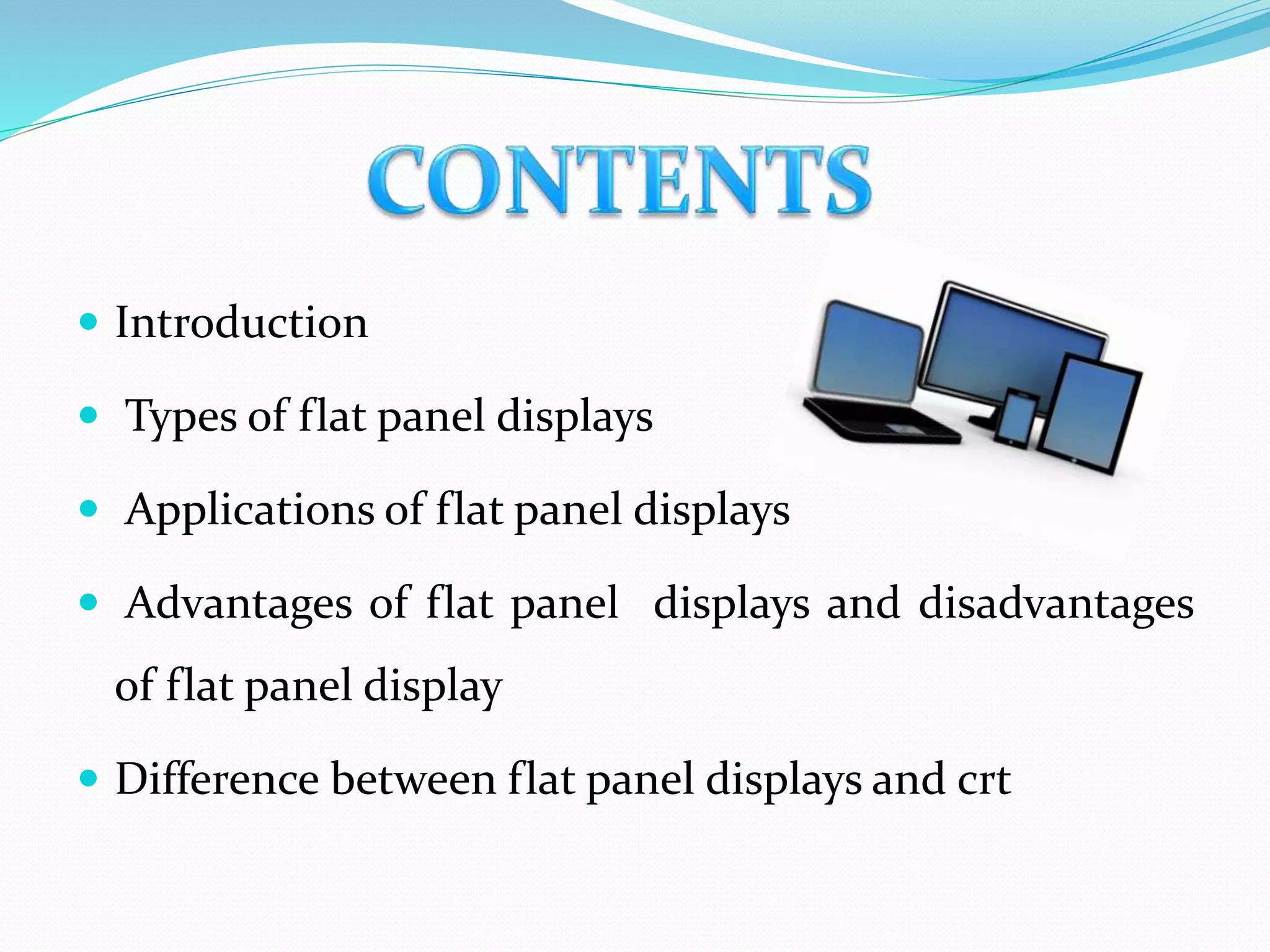 Flat panel display | PPTX