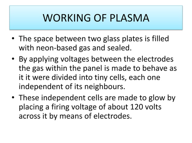 Flat panel displays and plasma panel displays | PPTX | Consumer ...