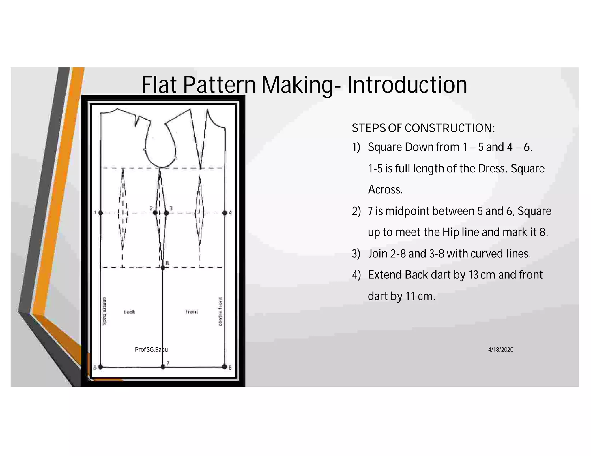 Flat pattern making i prof sgb | PDF