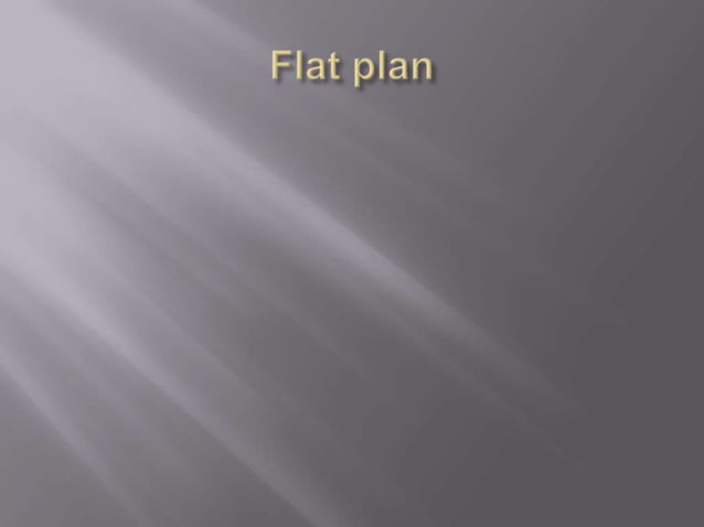 Flat plan | PPT