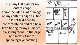 Flat plans for magazine | PPTX