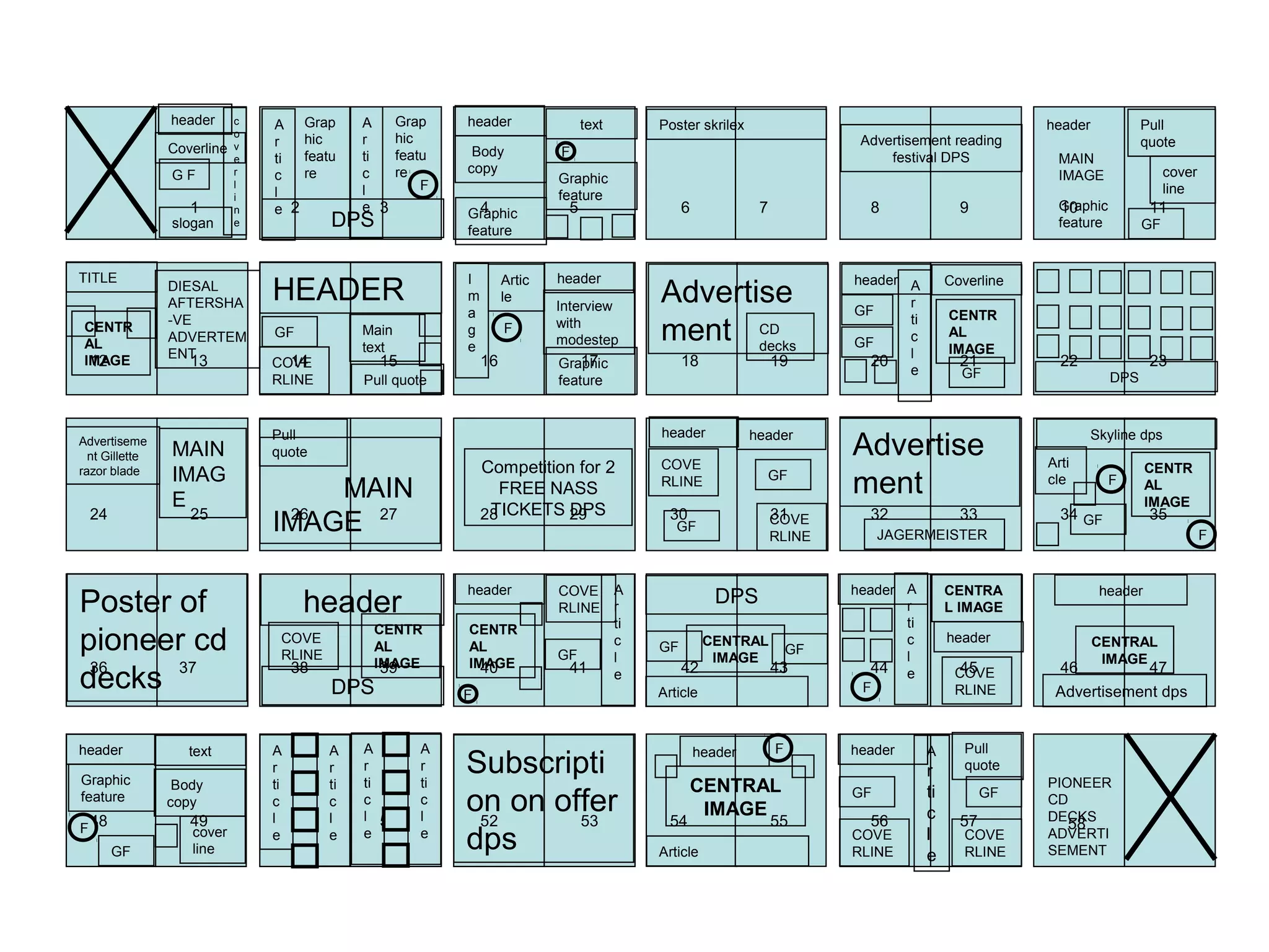 Flat plan template | PPT