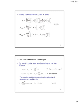 Flat plate deflection-chapter13 (1) | PDF