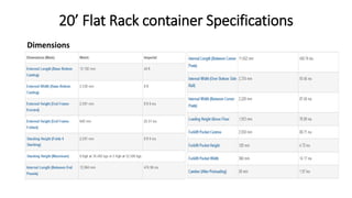 Flat rack container ppt | PPT