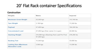 Flat rack container ppt | PPT