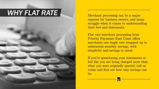 What is flat rate processing? | PPTX
