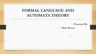 Formal language and automata theory basic | PDF
