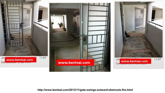 #Flat's gate swings outward to obstruct fire escape route (#housing ...