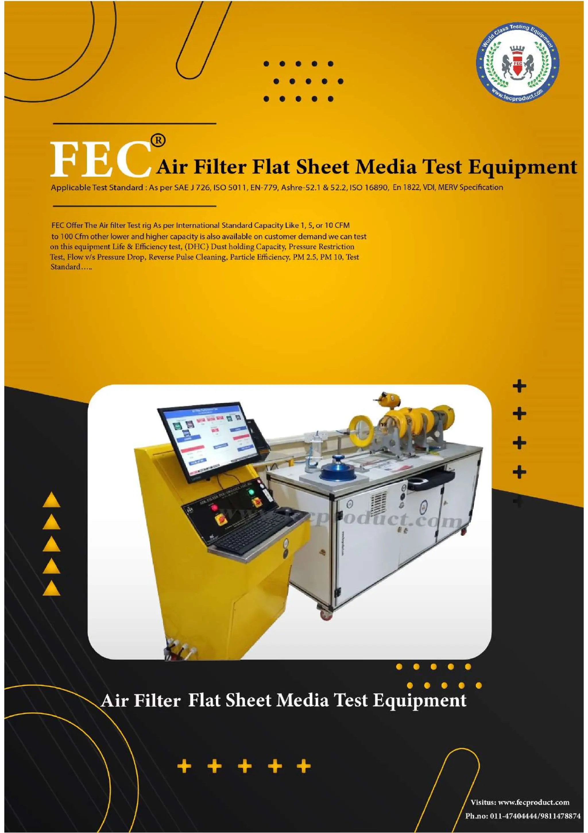 Flat Sheet Media Air Filter Test Rig.... | PDF | Free Download