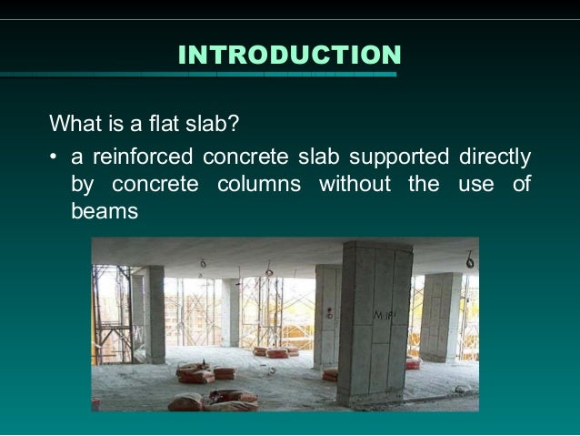 Flat slab design