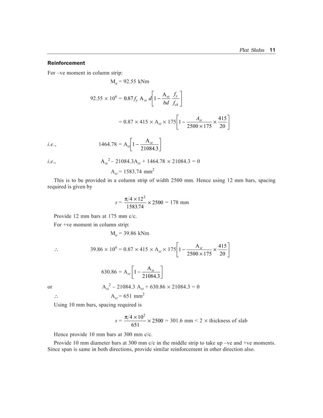DESIGN OF FLAT SLABS | PDF