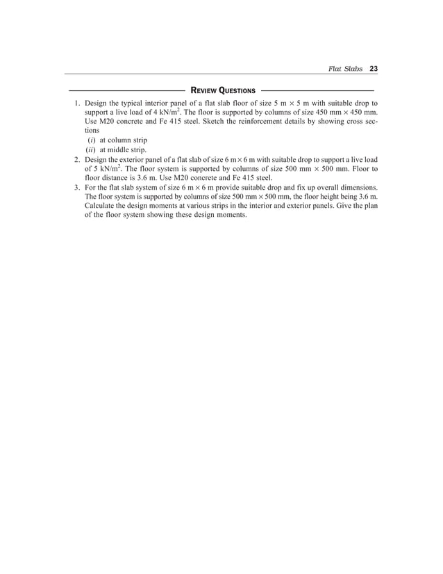 DESIGN OF FLAT SLABS | PDF