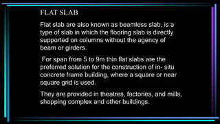 Flat slab ppt | PPTX