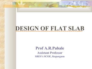 Flat slab ppt | PPT