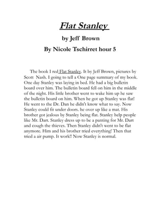 Flat stanley | PDF