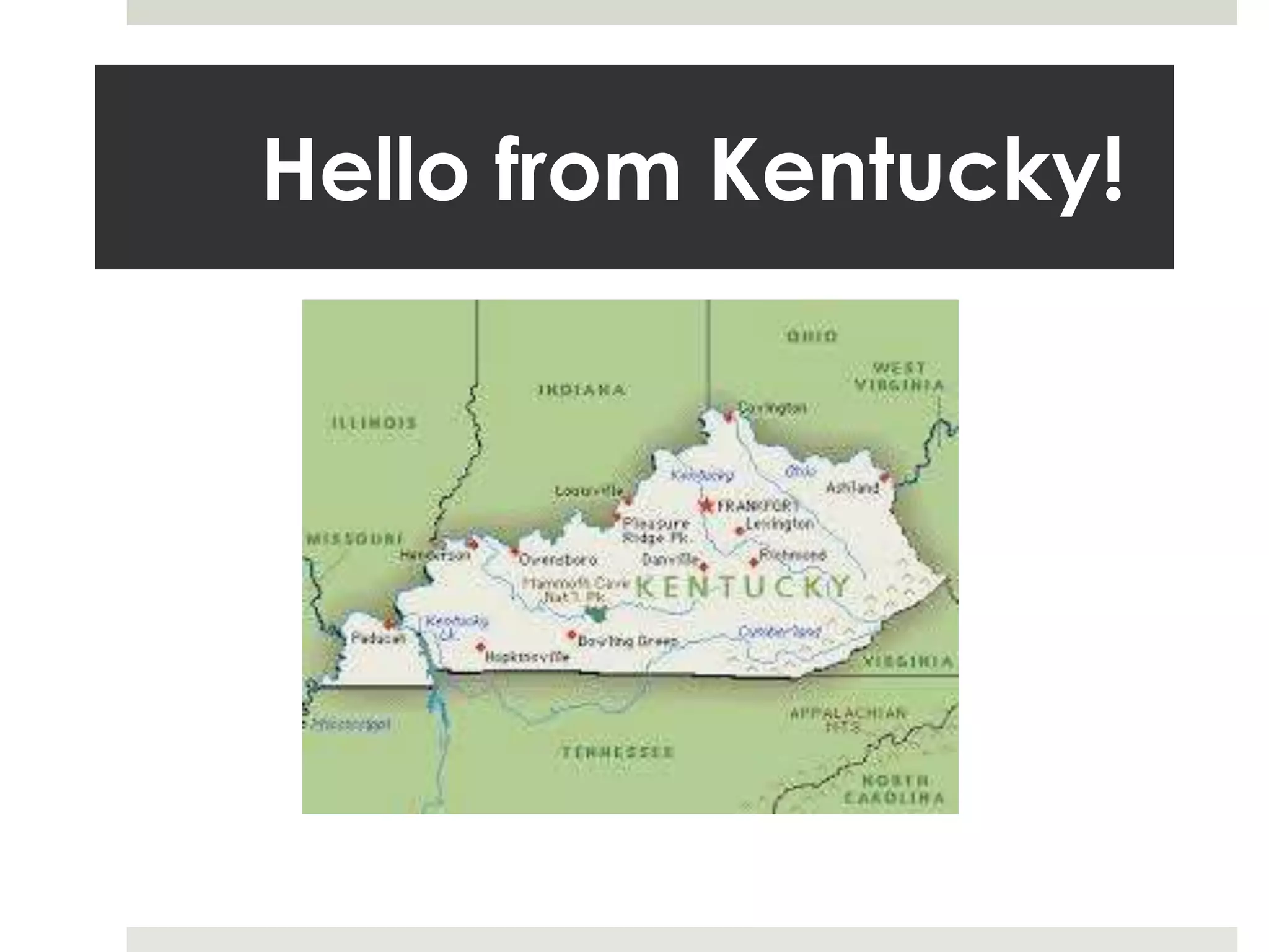 Flat Stanley visits Kentucky | PPTX