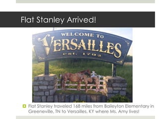 Flat Stanley visits Kentucky | PPTX