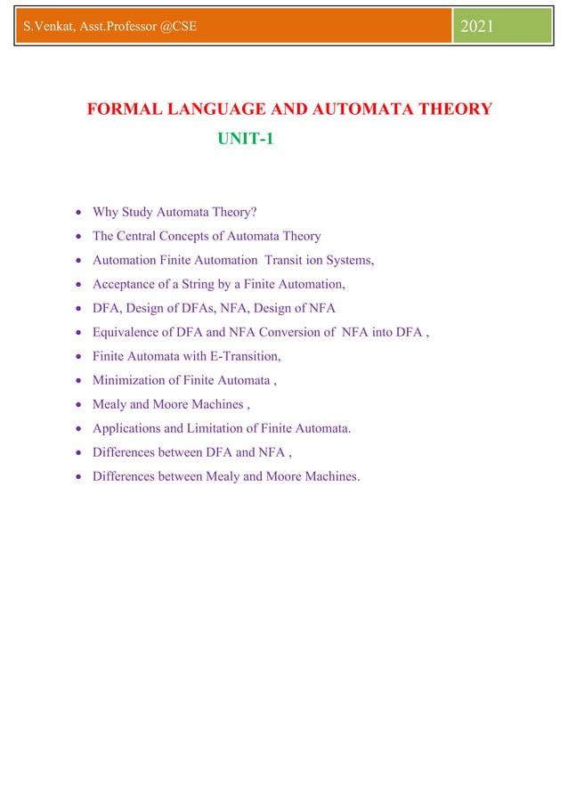 Flat Unit 1 Pdf