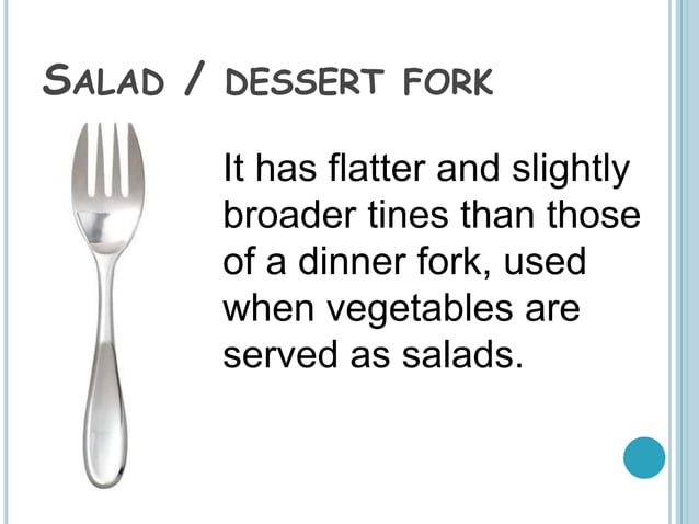 Food and Beverages - Flatware and Glassware | PPTX