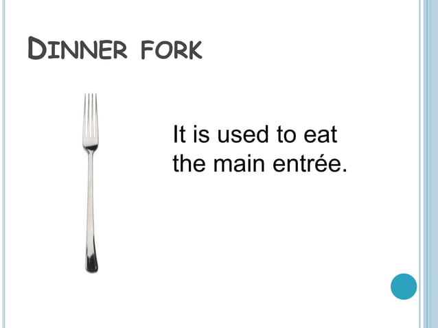 Food and Beverages - Flatware and Glassware | PPTX