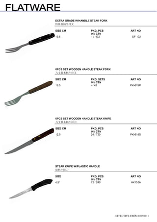 FLATWARES | PDF | Cooking | Food & Drink