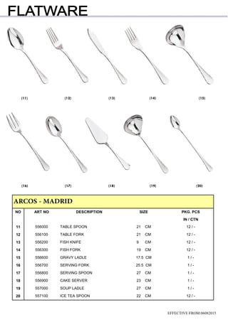 FLATWARES | PDF | Cooking | Food & Drink