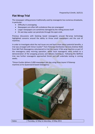 FDS - FLATWRAP trial report. | DOTX